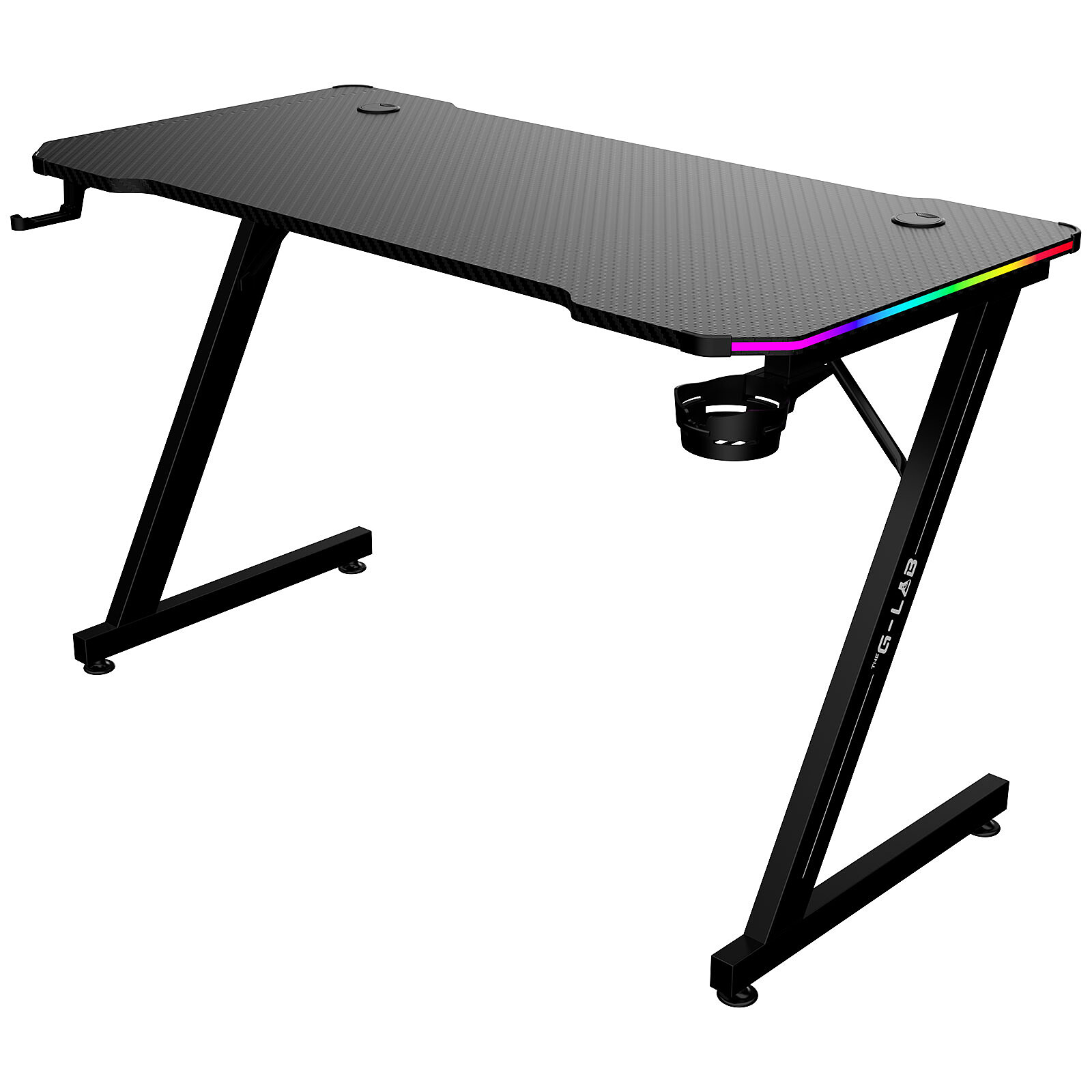 Bureau Gamer The G-Lab K-Desk Electron - 120cm - RGB & Accessoires ...